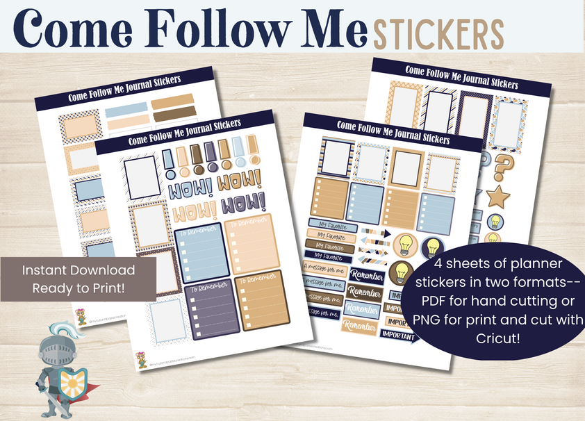 Come Follow Me Stickers – Armour of Light
