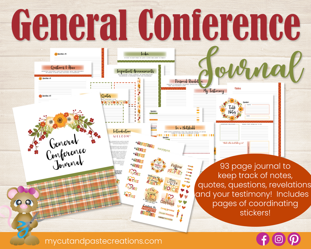 General Conference Journal (Autumn Woods) – Armour of Light