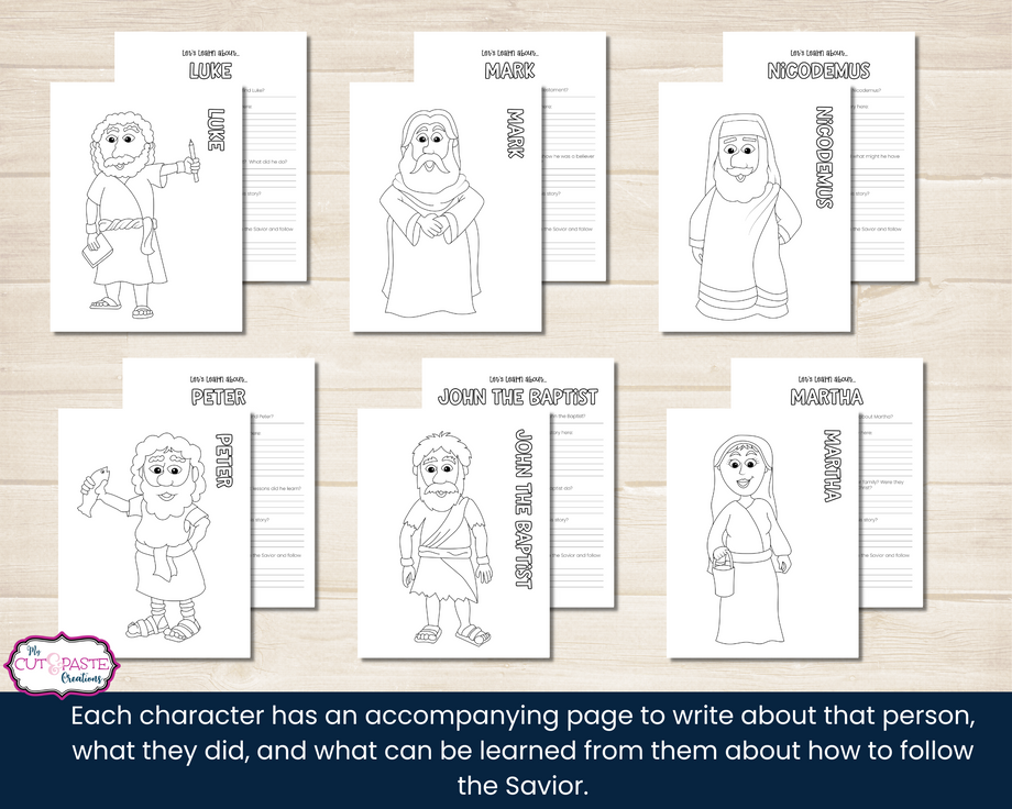 nicodemus coloring pages