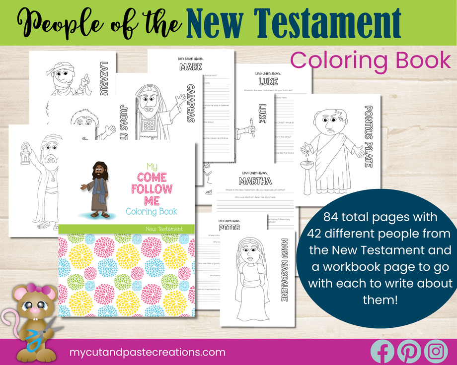 coloring pages for new testament